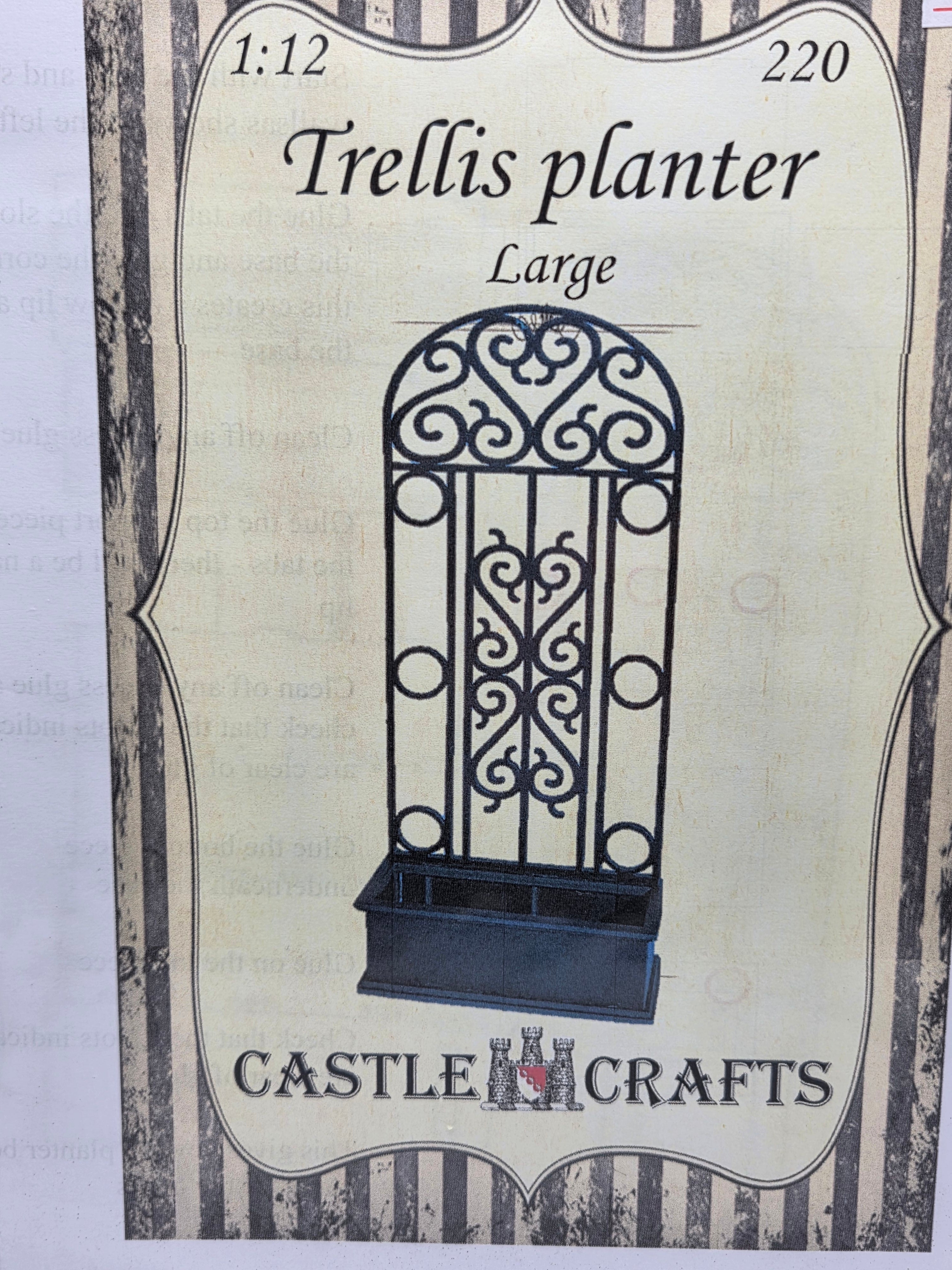 Kit - Trellis Planter #220 – A.W. Creations Miniatures