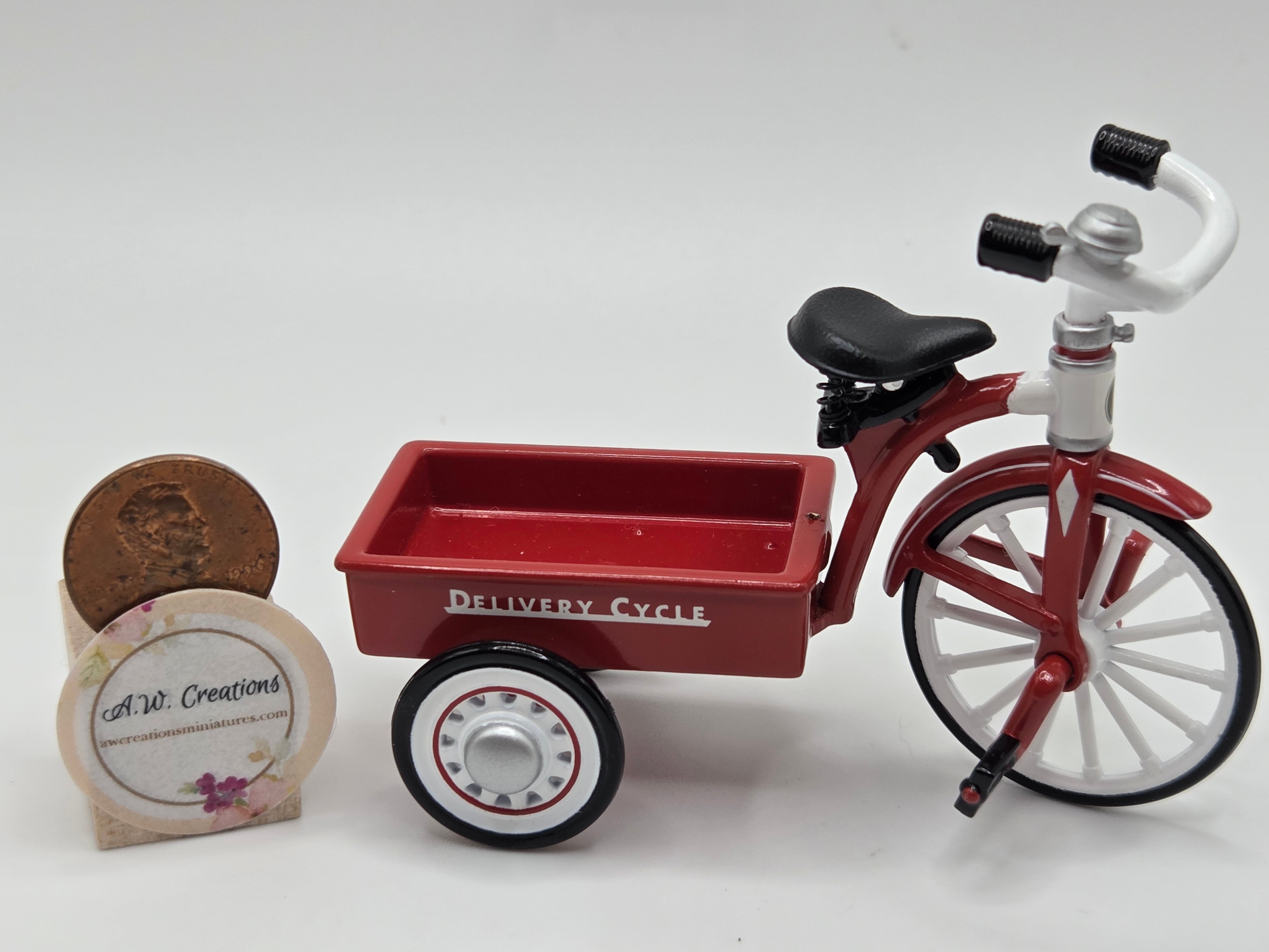 Tricycle - Delivery Cycle – A.W. Creations Miniatures